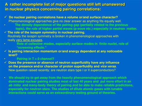Ppt Symmetries And Structure Of The Nuclear Pairing Energy Density Functional Powerpoint