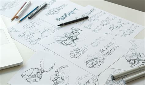 애니메이터 디자이너 개발 그래픽 포즈 캐릭터 공상 과학 로봇 만화 일러스트 애니메이션 비디오 게임 영화 제작 애니메이션 디자인 스튜디오를 만드는 그리기 스케치 개발을 설계