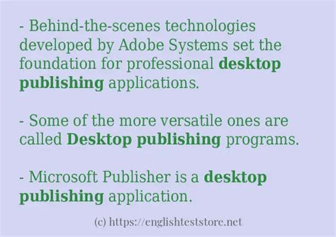 How To Use The Word Desktop Publishing EnglishTestStore Blog