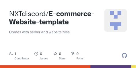 GitHub NXTdiscord E Commerce Website Template Comes With Server And Website Files