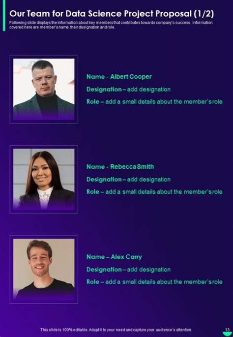 Data Science Project Proposal Report Sample Example Document Ppt Example