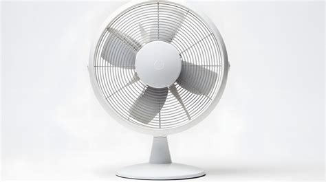 Premium Ai Image A White Electric Fan On A White Background