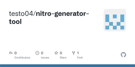 GitHub Testo Nitro Generator Tool