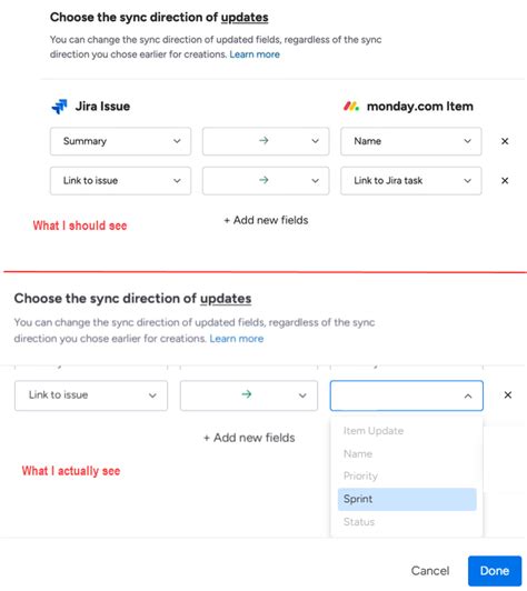 Jira Issue Field No Longer An Option When Setting Up Recipe Monday Apps And Integrations