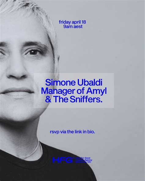 Tomorrow We Interview The Legend Simone Ubaldi After Amyl And The Sniffers… Here For Good