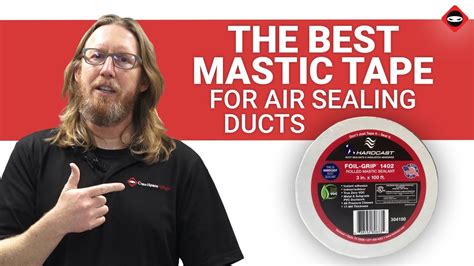 Best Mastic Tape For Air Sealing Ductwork Diy Air Duct Sealing Youtube
