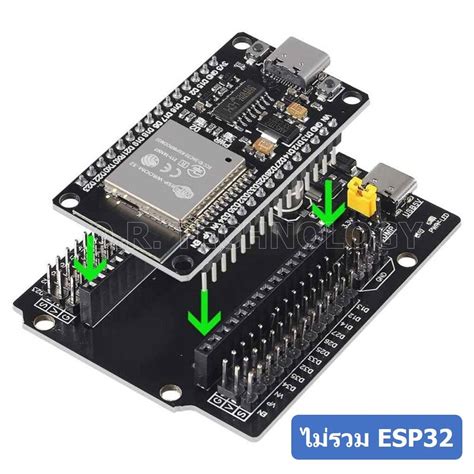 1ชิ้น Ah312 ฐานรองบอร์ด Esp32 30pin Expansion Board With Type C Usb And Micro Usb บอร์ดขยายขา