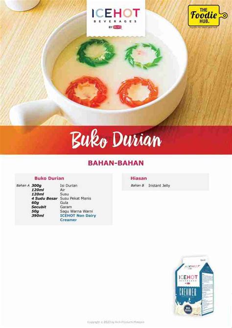 Buko Durian Rich Products Malaysia