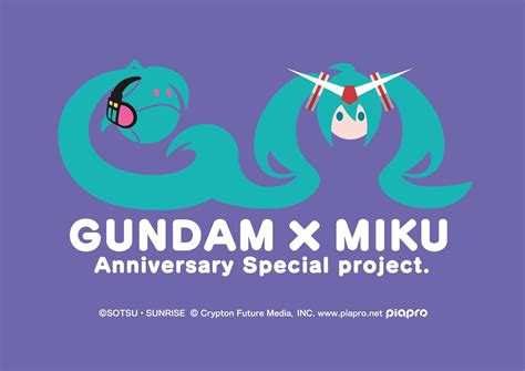 Gundam X Hatsune Miku Collaboration Announced