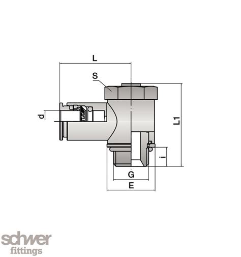 Unidirectional Flow Regulator Inlet Schwer Fittings