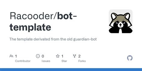 Github Racooderbot Template