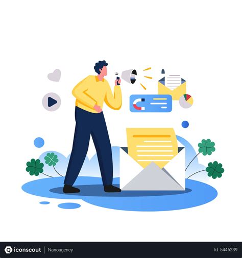 Free Email Marketing Animated Illustration Download In Json Lottie Or Mp4 Format