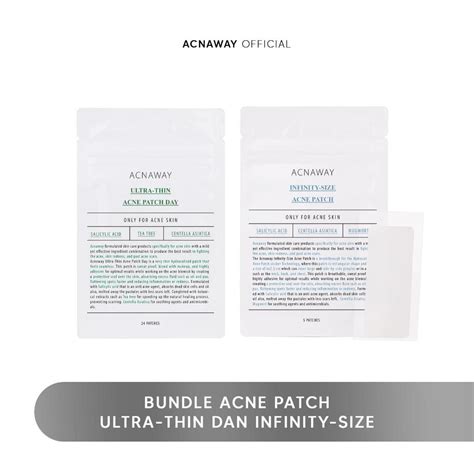 Jual Acnaway Bundle 2 In 1 Ultra Thin Acne Patch Infinity Size Acne