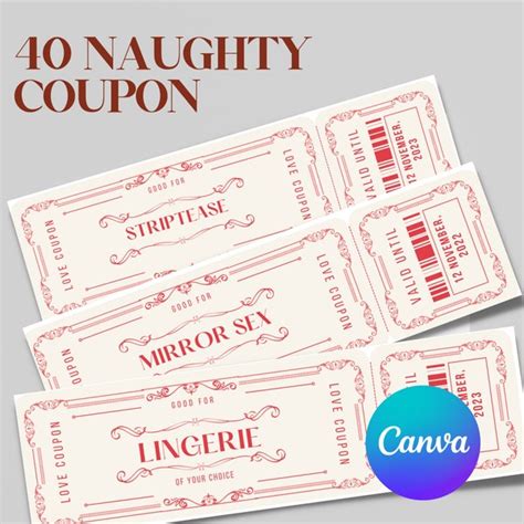 Sexy Coupons Printable Etsy