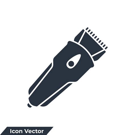 Hair Clipper Icon Logo Vector Illustration Electrical Hair Clipper