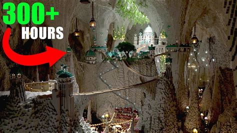 My Most Epic Minecraft Build The Underground Kingdom Youtube