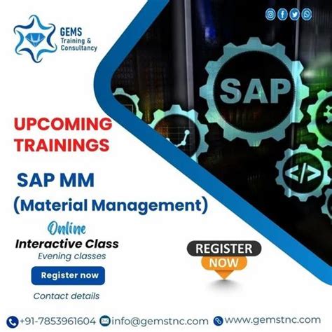 Sap Material Management Training Program At Best Price In Bhubaneswar