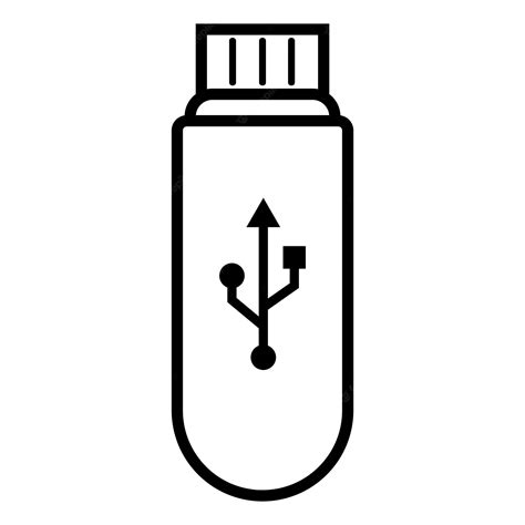 Premium Vector Flashdisk Icon Logo Vector Design Template