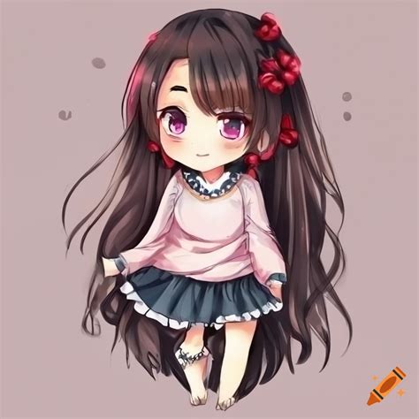 Chibi Anime Girl Drawing