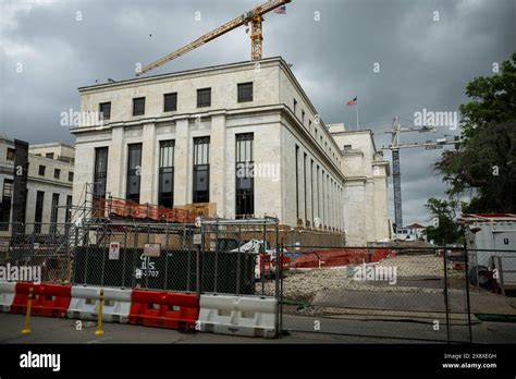 A General View Of The U S Federal Reserve Marriner S Eccles Building With Ongoing Construction