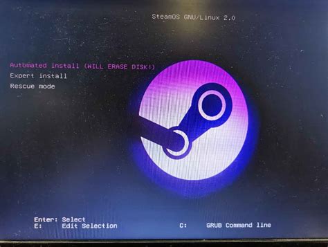 Breakthrough Methods To Obtain Steam OS Installation