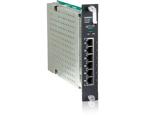 6 Port Gigabit Copper Ethernet Switch Tc3841 Tc Communications