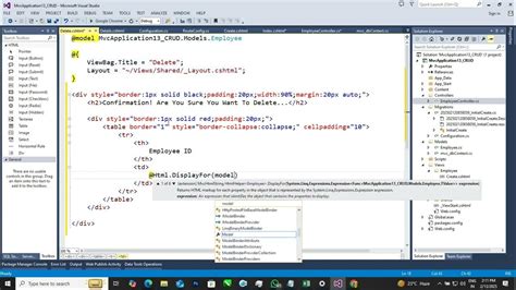 [ 5] asp mvc crud operation delete edit allocation of mvc
