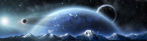 Hd Wallpaper Dual Screen Pictures To Download Space Astronomy Night