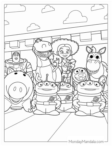 Toy Story Coloring Pages Free Pdf Printables
