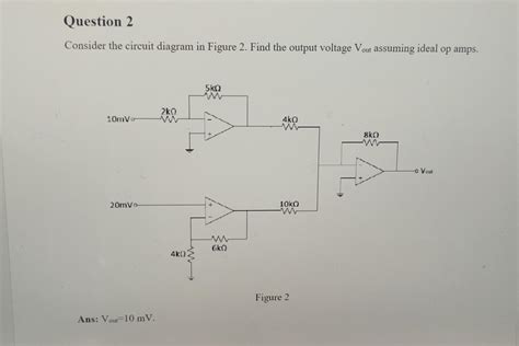 Solved Consider The Circuit Diagram In Figure Find The Chegg
