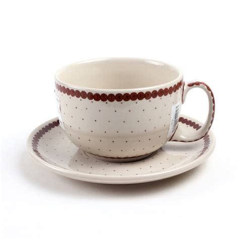 폴란드그릇 아티스티나 라떼컵and소서 61b패턴 76961b 다르