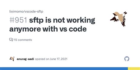 Sftp Is Not Working Anymore With Vs Code Issue Liximomo Vscode Sftp Github