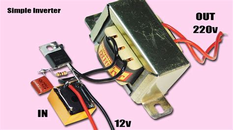 V DC To V AC Inverter Circuit Experiment YouTube