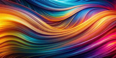 Swirling Abstract Waves In A Vibrant Color Palette Create A Dynamic And Energetic Backdrop Ai