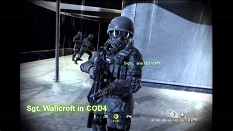Sgt Wallcroft In Mw3 And Cod4 Youtube