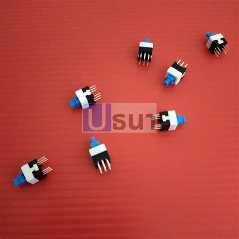 สวิทช์ กด ปุ่มกด Push Button Tact Switch 6 ขา ขนาด 7x7x12 5mm Td6p A