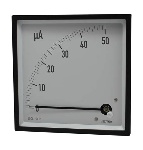 Dc Analogue Microammeter 90° Scale 144x144