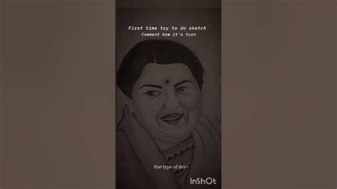 First Tym I Have Tried To Do A Sketch Comment How Its Turn Out 🤞🙈🙈 Sketchings Quicksketch