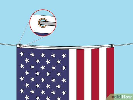 How To Hang An American Flag Vertically 7 Steps With Pictures