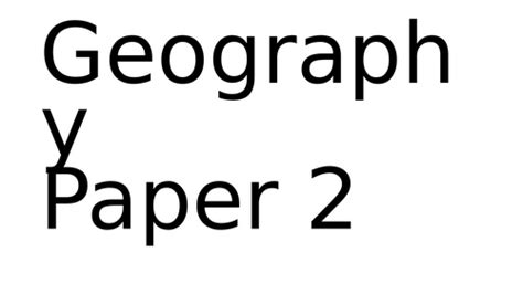 Edexcel B Gcse Geography Paper 2 Uk Physical Revision Teaching Resources