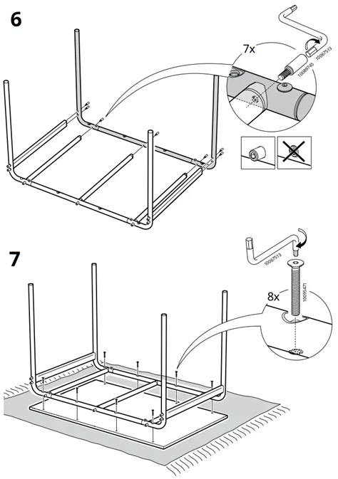 Ikea GrÅsala Underframe For Table Top Instruction Manual