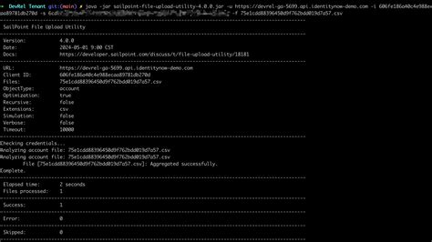 SailPoint File Upload Utility 4 0 0 ISC Discussion And Questions SailPoint Developer Community
