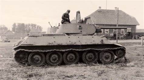 Soviet Tank T 34 76 Model 1941 Right Side World War Photos