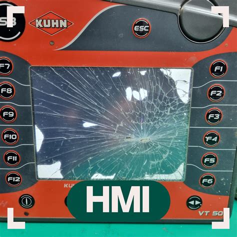 Hmi Vt 50 모니터 수리완료 카드뉴스 Kuhn 터치패널 수리 전문 쿤 터치패널 화면파손 수리완료