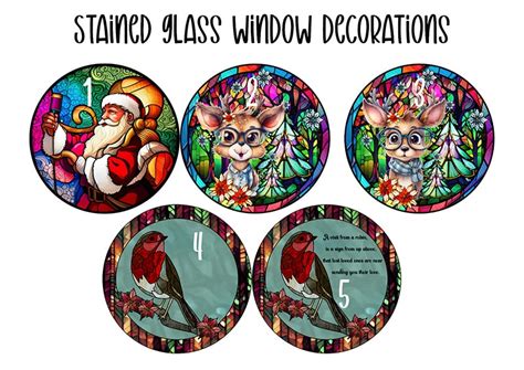 Stained Glass Window Decorations Yellow Tree Crafts