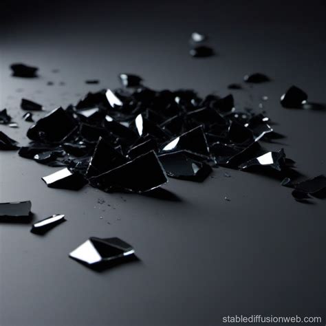 Broken Glass Pieces Stable Diffusion Online