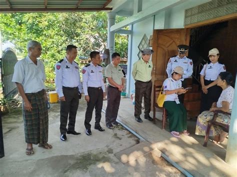 ပဲခူးမြို့နယ်အတွင်း ၂၀၂၄ ခုနှစ်၊ လူဦးရေနှင့်အိမ်အ ကြောင်းအရာသန်းခေါင်စာရင်း ကွင်းဆင်းကောက်ယူနေမ