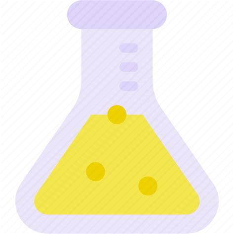 Flask Lab Erlenmeyer Chemistry Laboratory Chemical Icon Download On Iconfinder