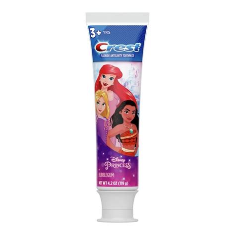 Crest Fluoride Anticavity Toothpaste Disney Princess Moana Bubble Gum 4 2 Oz 119 G