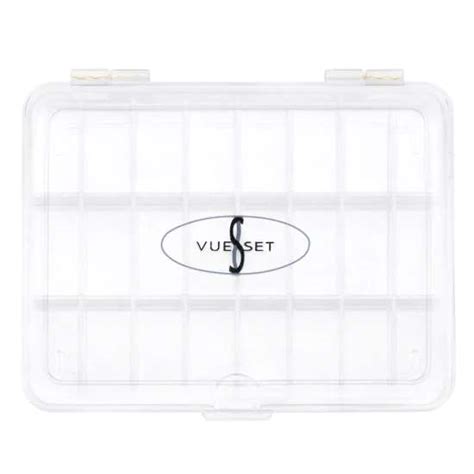 Vueset Tahiti Empty Palette 24 Sections Compact Stackable Makeup